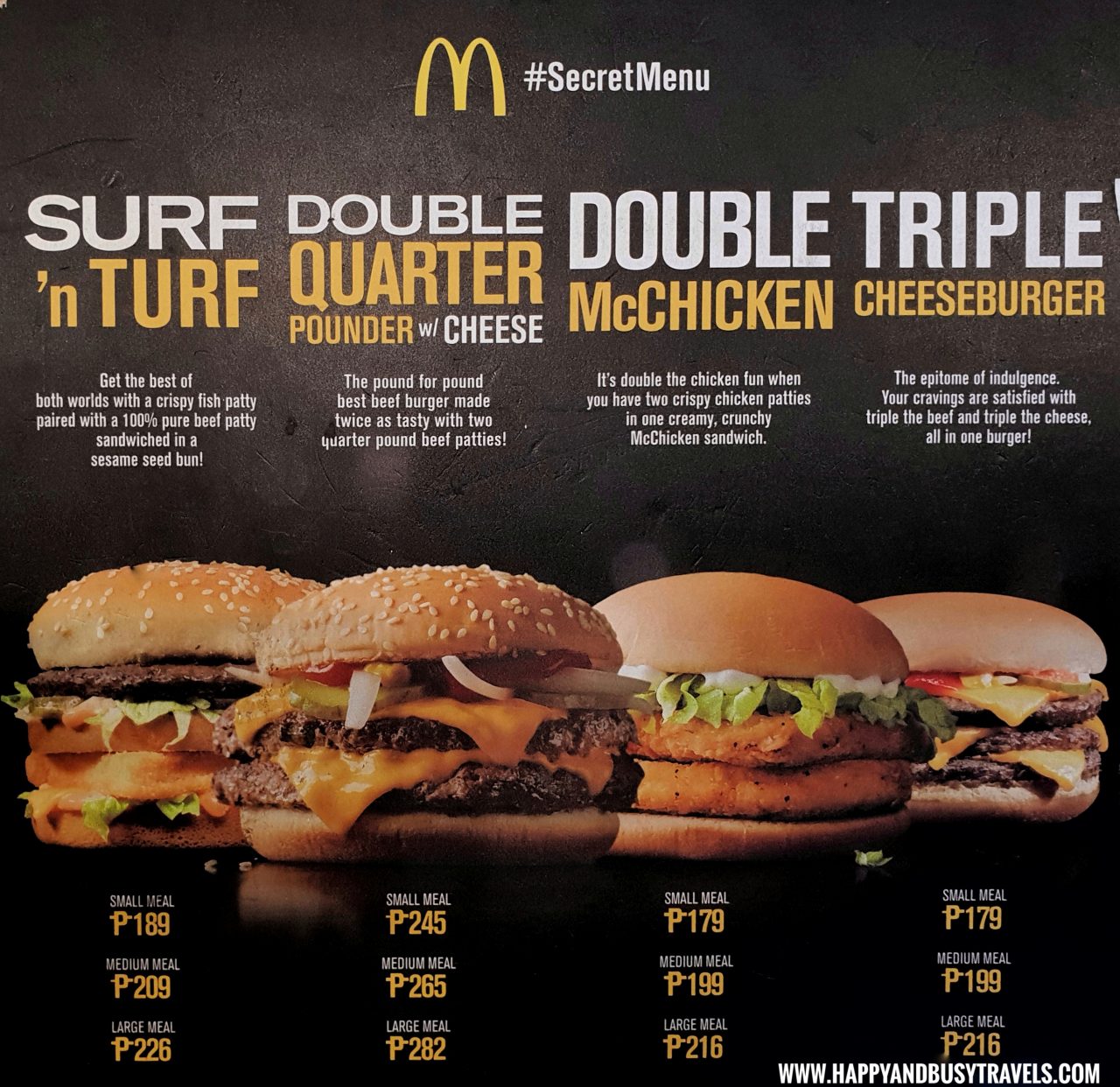McDonald s Secret Menu Happy And Busy Travels McDonald s Secret Menu Happy And Busy Travels