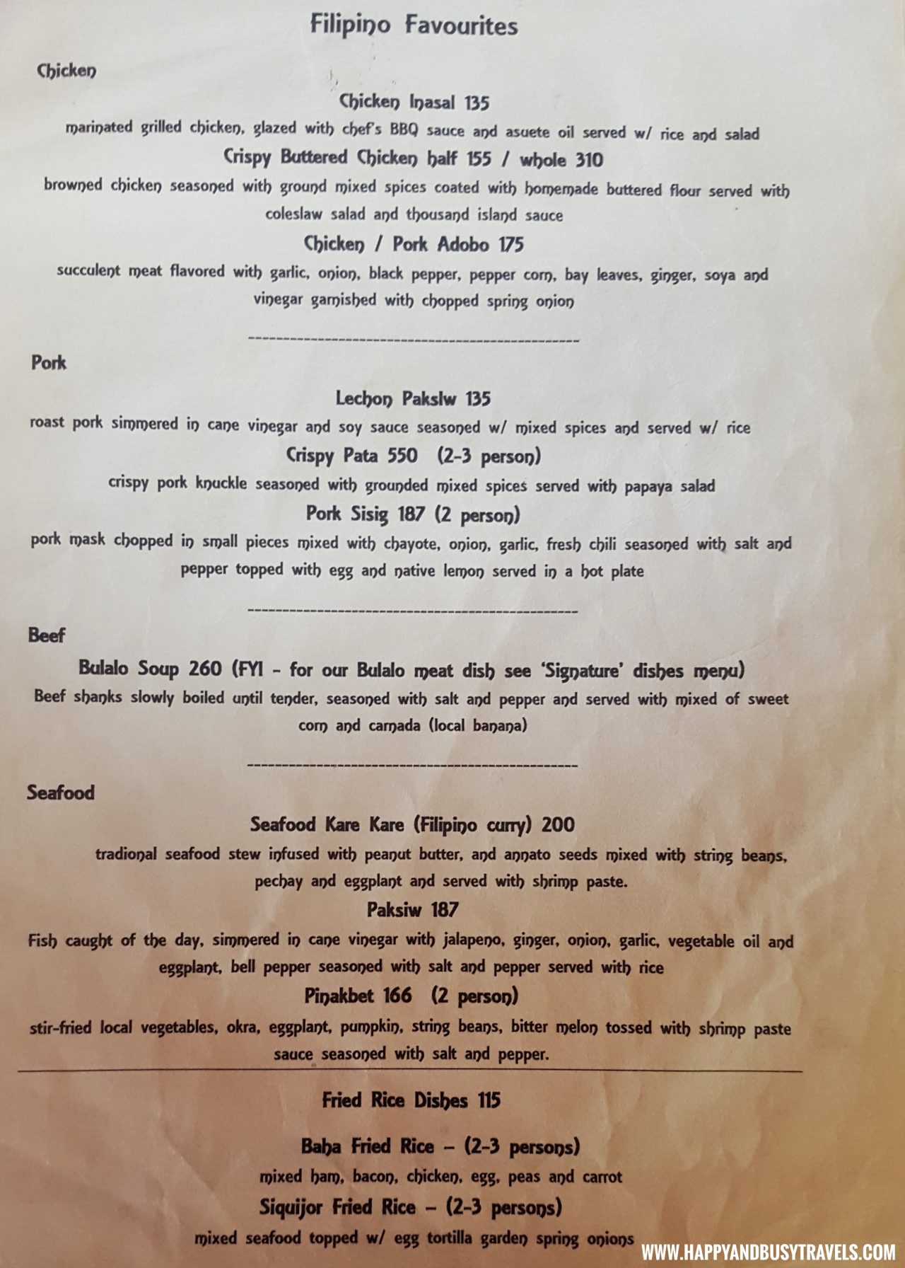 Baha Bar - Happy and Busy Travels