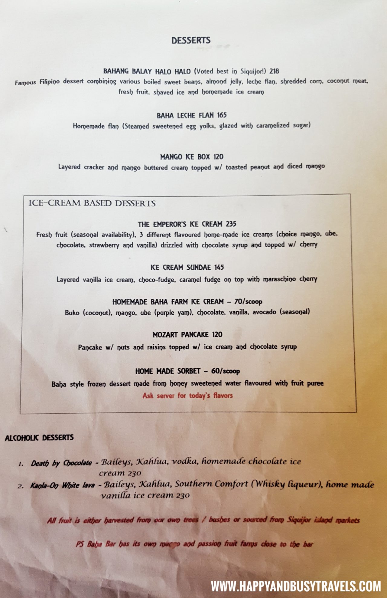 Baha Bar - Happy and Busy Travels