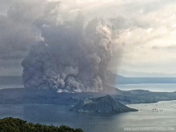 Taal Volcano Eruption - January 12, 2020 - Happy and Busy Travels