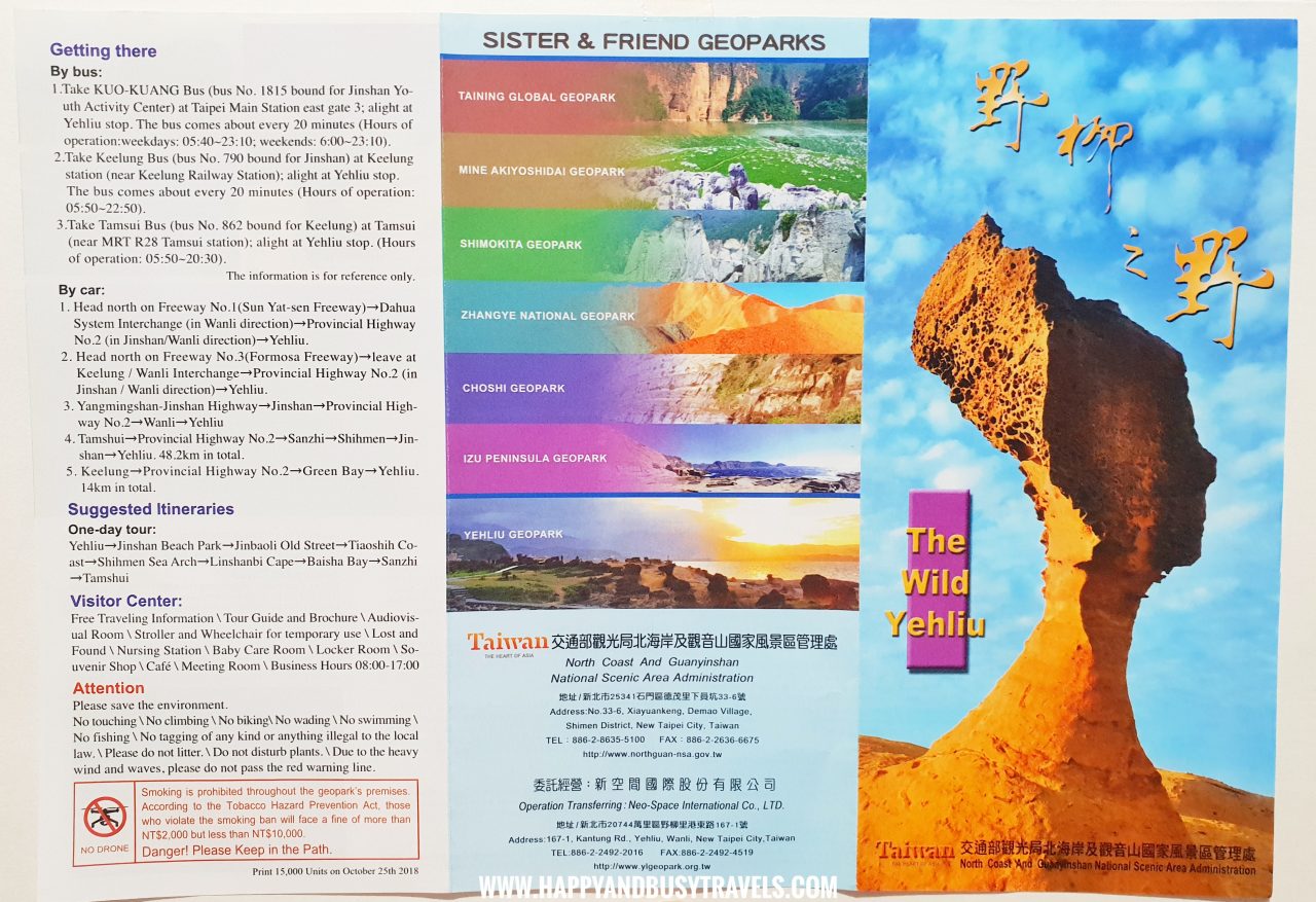 Yehliu Geopark, Taipei City, Taiwan - Happy and Busy Travels