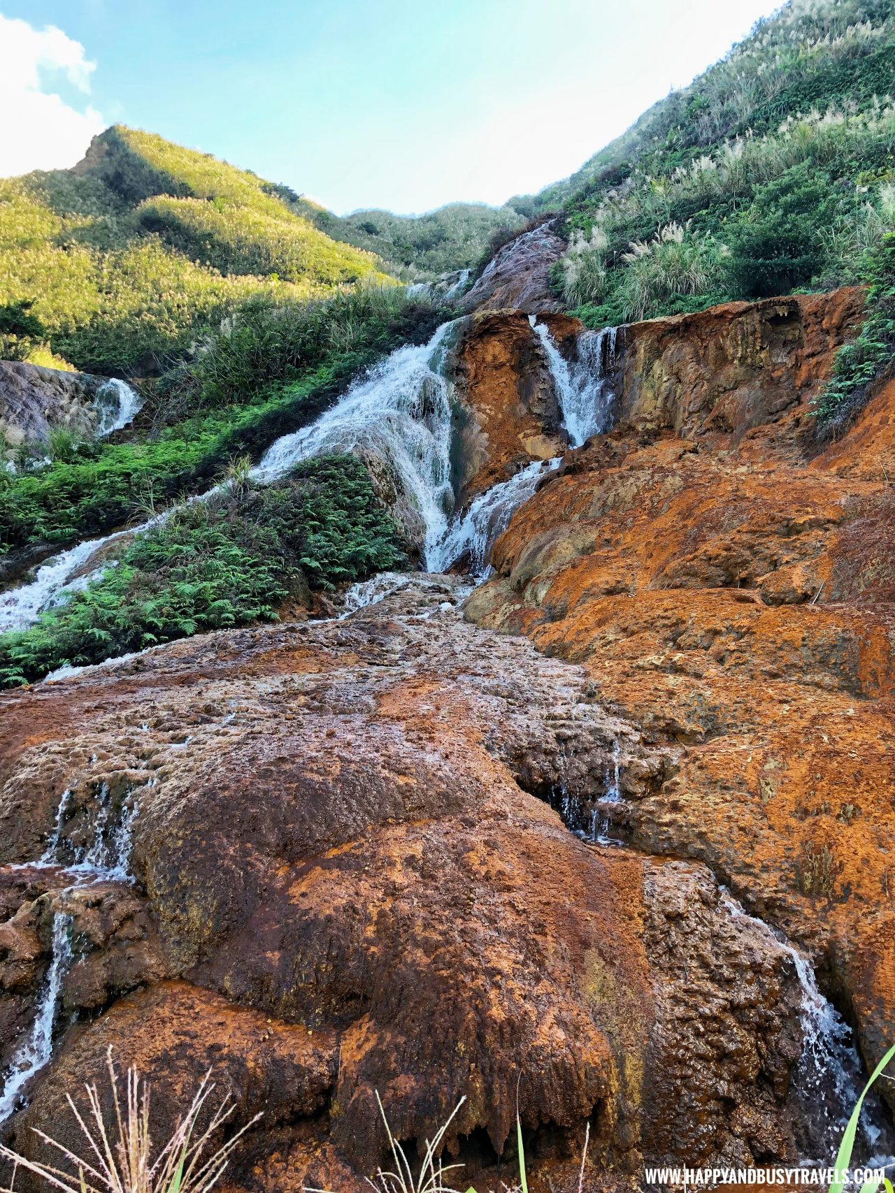 Golden Waterfall, Taiwan - Happy and Busy Travels