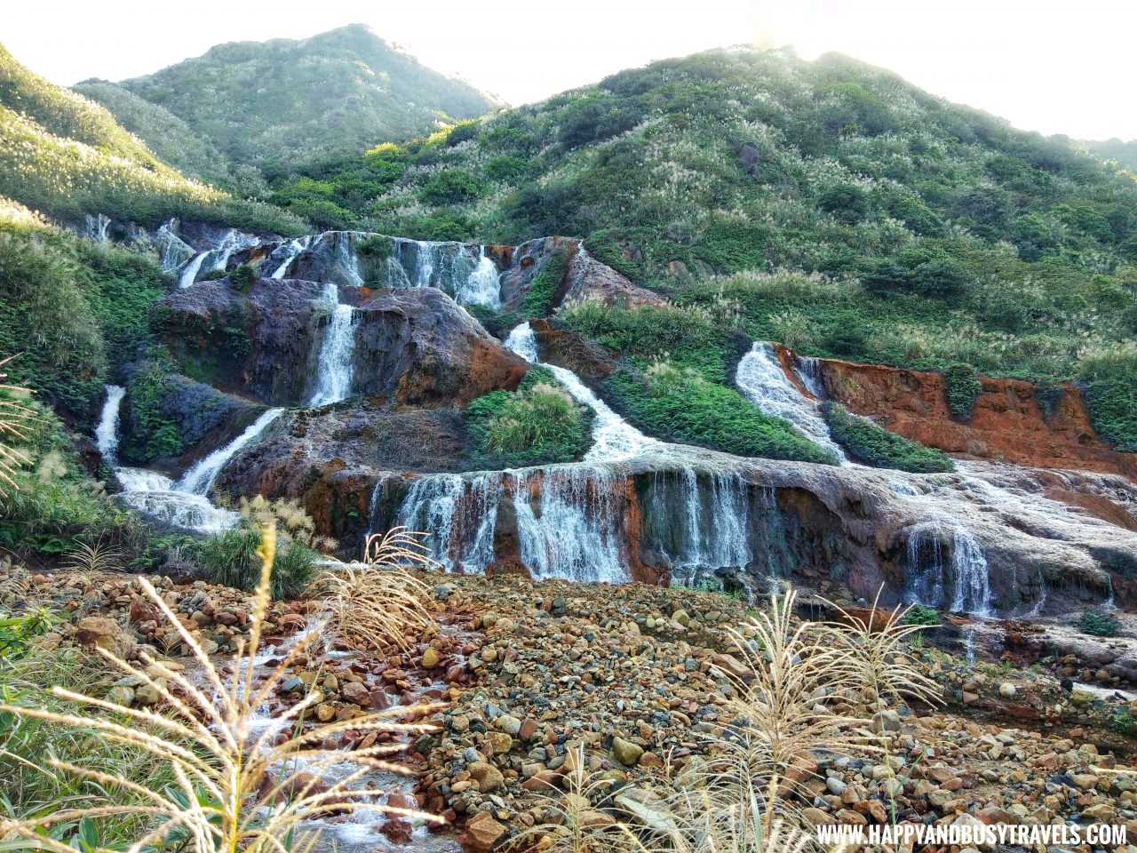 Golden Waterfall, Taiwan - Happy and Busy Travels