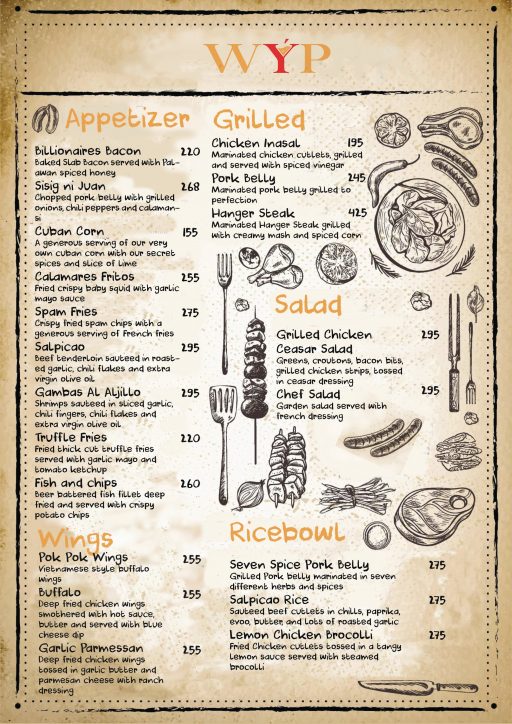 WYP Restaurant, Poblacion Makati - Happy and Busy Travels