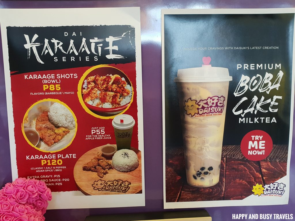 Daisuki Nueno Imus 17 - menu - Happy and Busy Travels - Happy and Busy ...