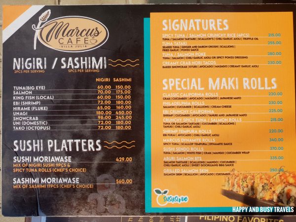 Marcus Cafe - Villa Julia, Silang, Cavite - Happy and Busy Travels