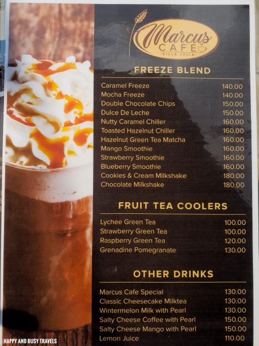 Marcus Cafe - Villa Julia, Silang, Cavite - Happy and Busy Travels