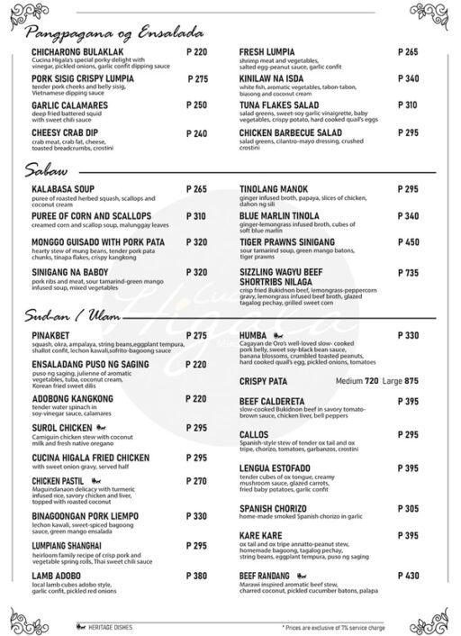 Cucina Higala, Mindanao Heritage Cuisine - Happy and Busy Travels