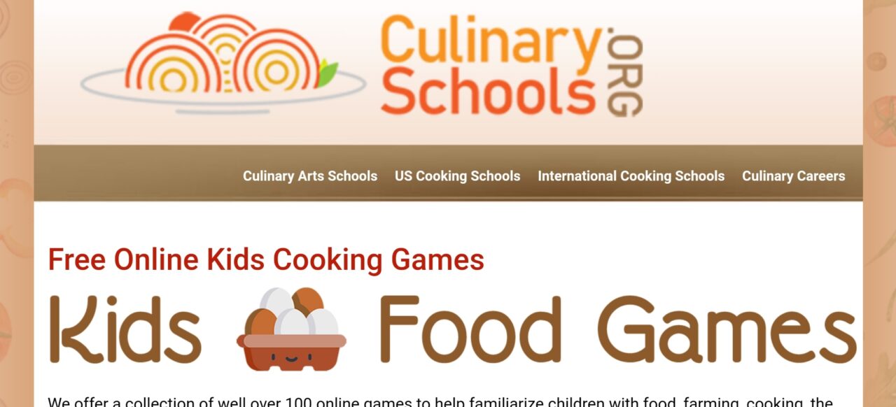 Culinary Schools Games - Happy and Busy Travels