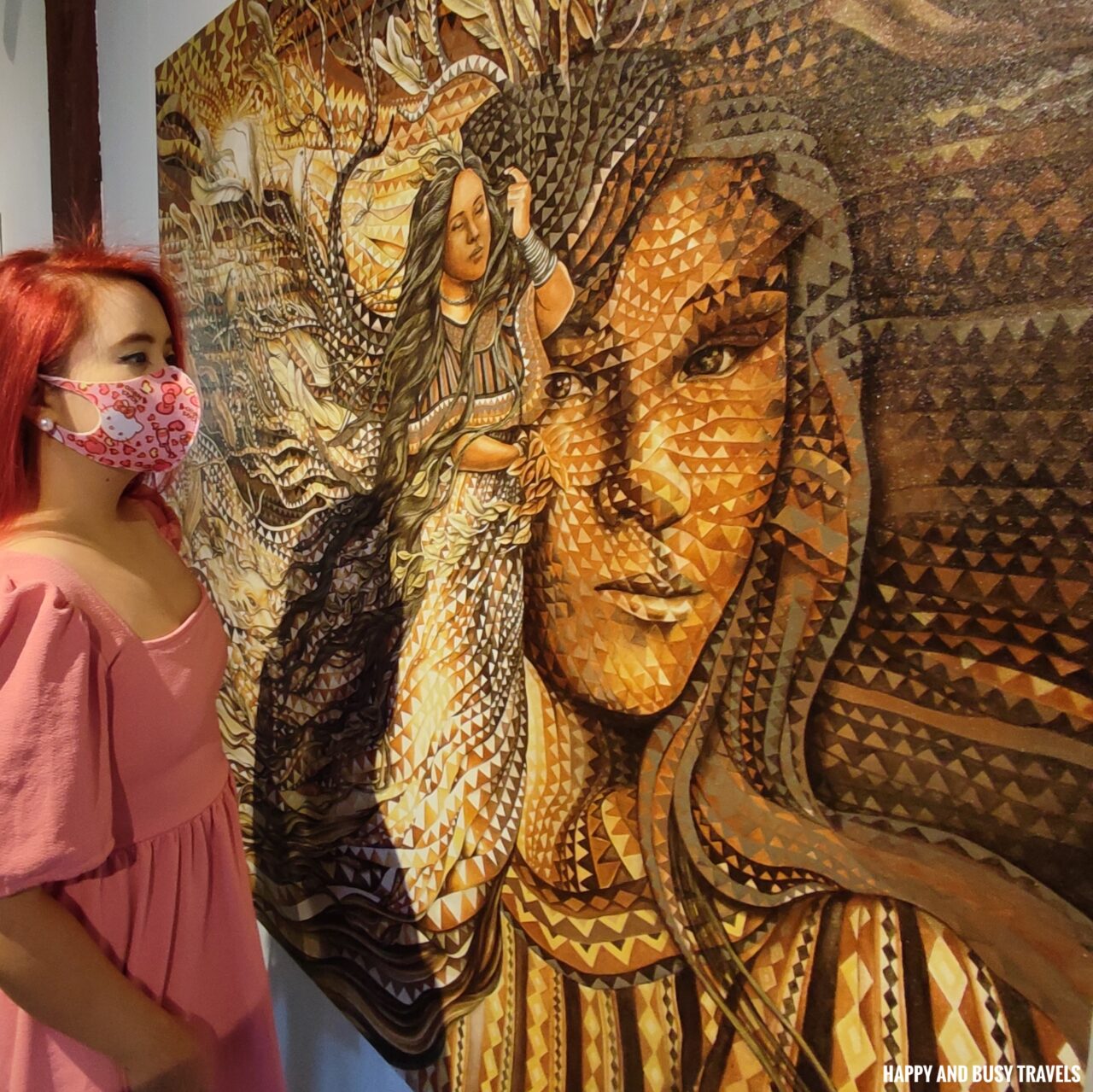 Salima Saway - Soil Painting - Happy and Busy Travels