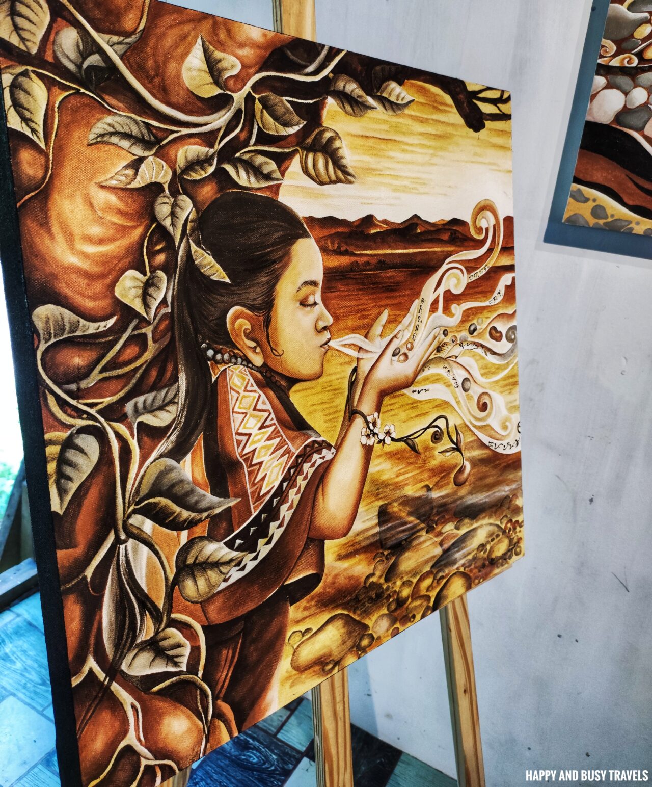 Salima Saway - Soil Painting - Happy and Busy Travels