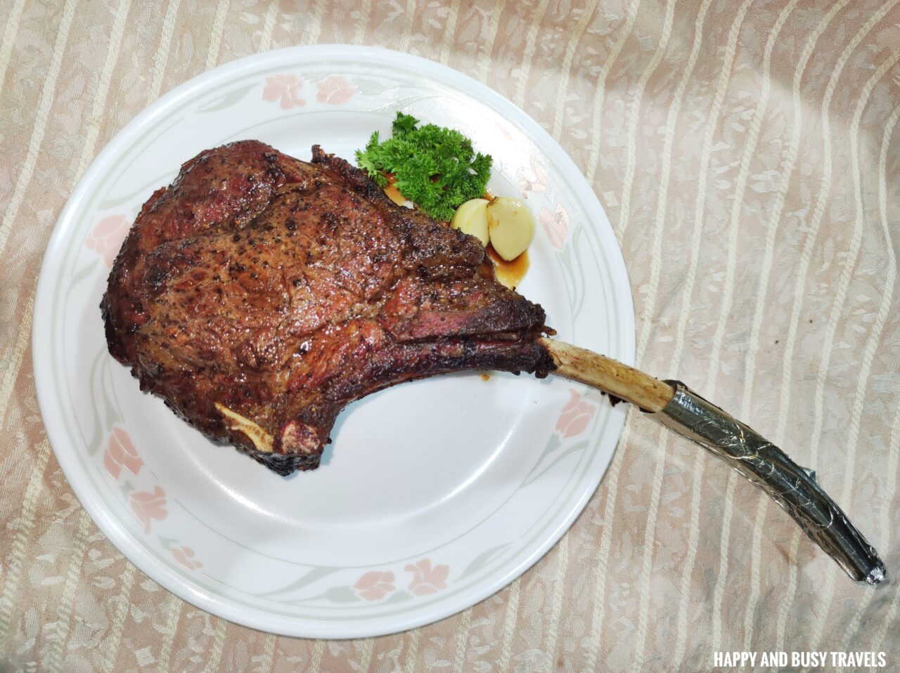Tenderbites Tomahawk Steak - Happy and Busy Travels