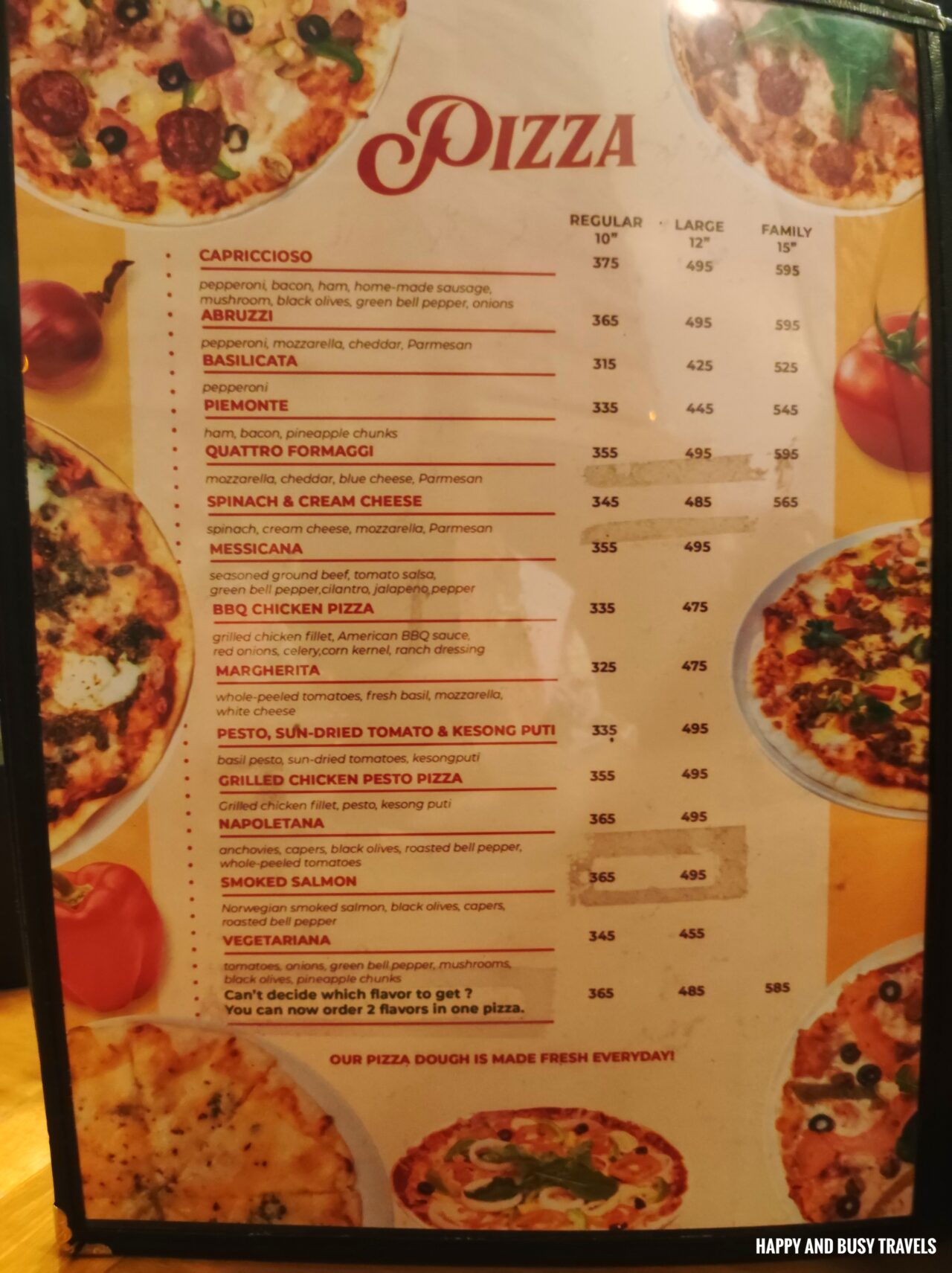 Carlos Pizza Serin Tagaytay - Happy and Busy Travels