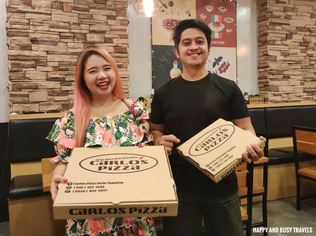 Carlos Pizza Serin Tagaytay - Happy and Busy Travels
