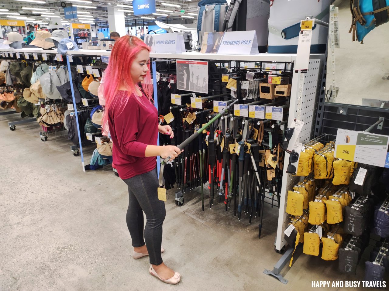 Decathlon Trekking Gears - Happy and Busy Travels