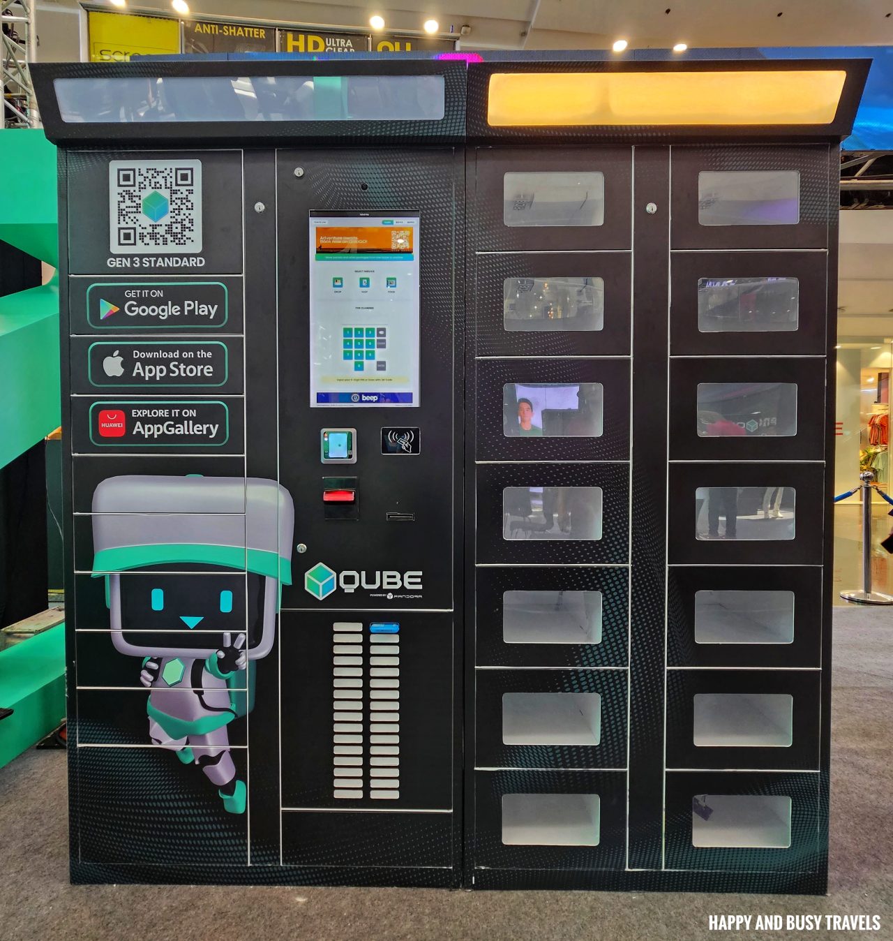 Qube Smart Lockers Grand Launch - Happy and Busy Travels